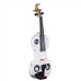 Volta V4-R Violinatron 3/4-Size Hybrid Electric Violin, White ...