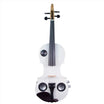 Volta V4-R Violinatron 3/4-Size Hybrid Electric Violin, White ...