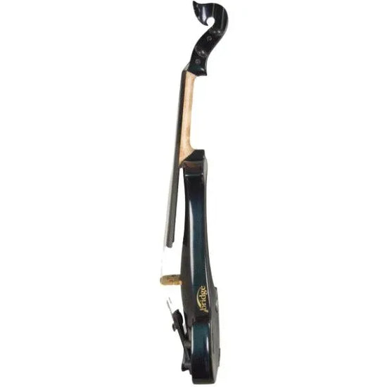 Purple/Green Bridge Aquila 4-String Violin | Electric Violin Shop