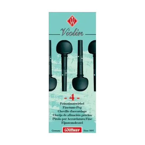 Wittner FineTune Geared Pegs For Violin, Set 4 x 8.6 mm tuner ...
